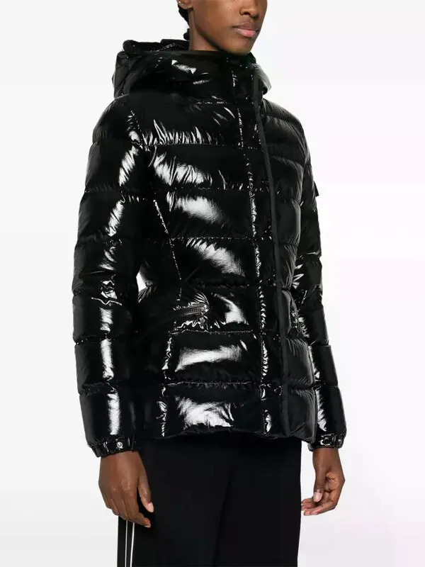 Moncler Barante Padded Hooded Jacket - Black