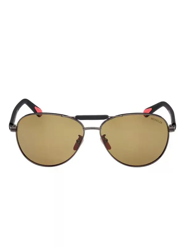 Moncler Logo-print Sunglasses - Black