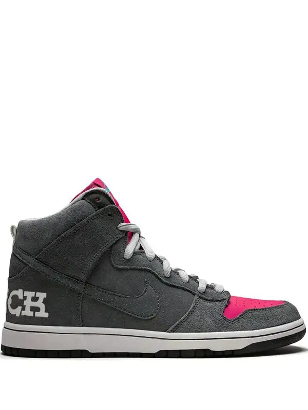 Nike Dunk High Premium Sb Brain Wreck Sneakers - Grey