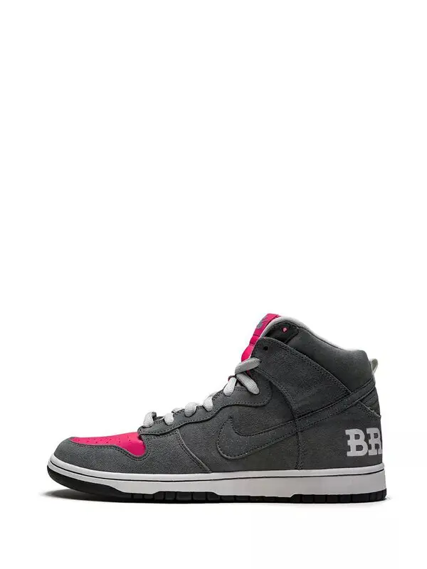 Nike Dunk High Premium Sb Brain Wreck Sneakers - Grey