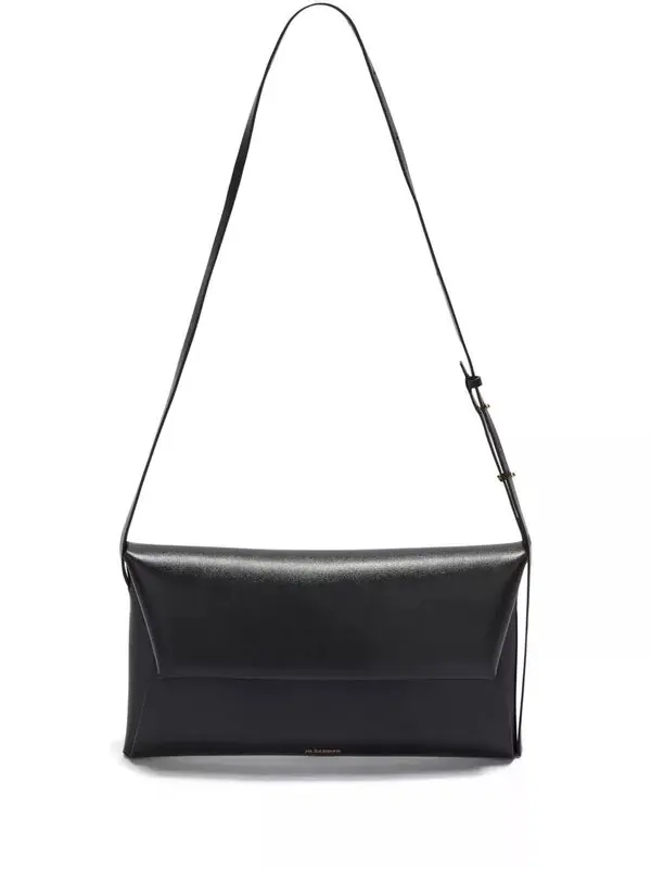 JIL SANDER Folded Leather Shoulder Bag