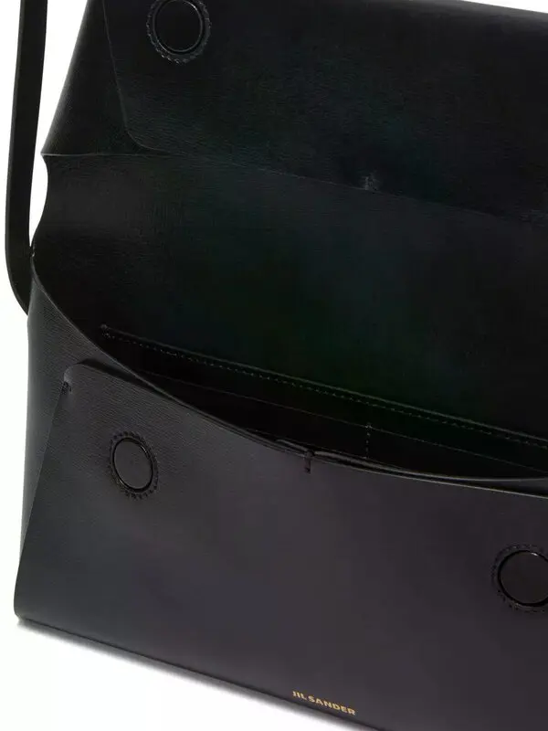 JIL SANDER Folded Leather Shoulder Bag