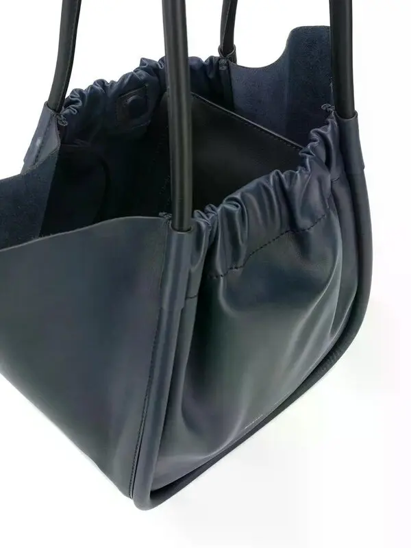 Proenza Schouler Ruched Leather Tote Bag - Blue