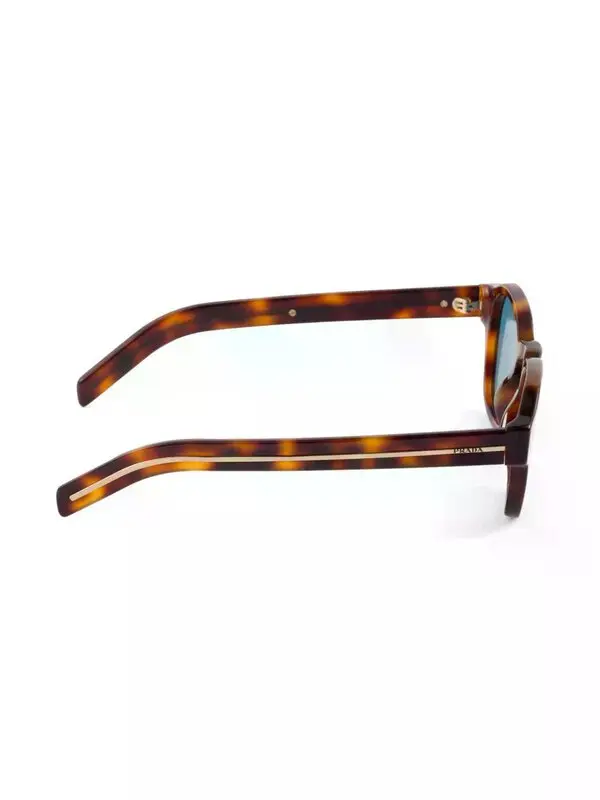 Prada Round Frame Sunglasses - Brown