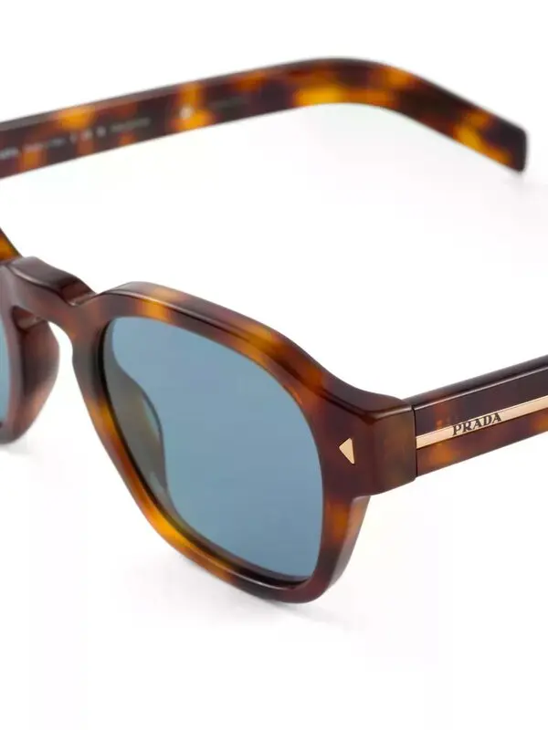 Prada Round Frame Sunglasses - Brown