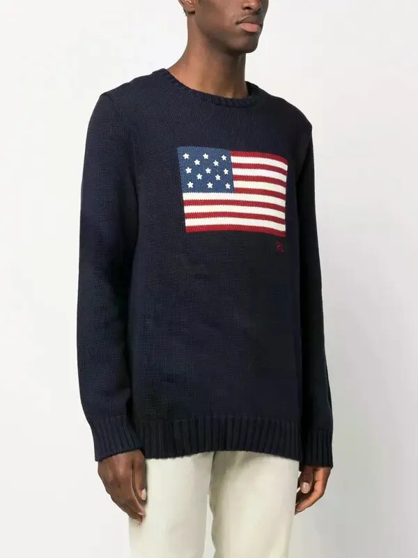Polo Ralph Lauren Navy Cotton Jumper