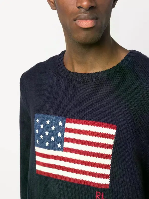 Polo Ralph Lauren Navy Cotton Jumper