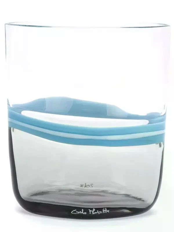 CARLO MORETTI Striped Glass - Blue
