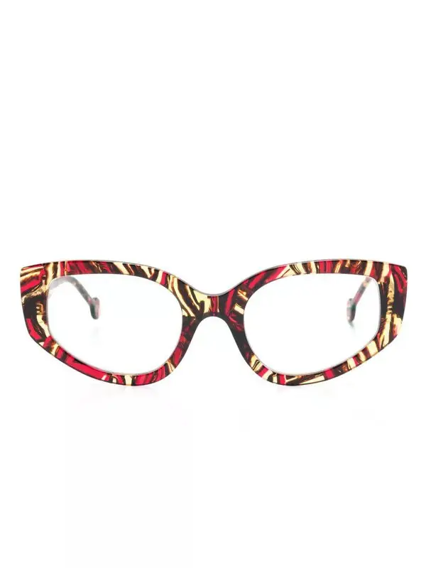 L.A. EYEWORKS Rooster Cat-eye Glasses