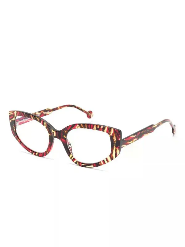 L.A. EYEWORKS Rooster Cat-eye Glasses