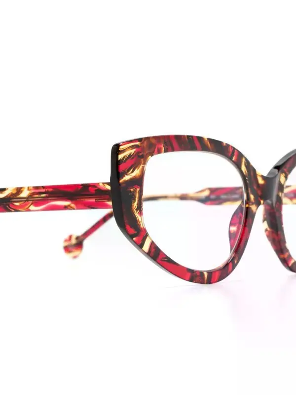 L.A. EYEWORKS Rooster Cat-eye Glasses