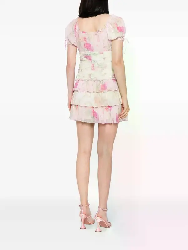 LoveShackFancy Floral-print Minidress