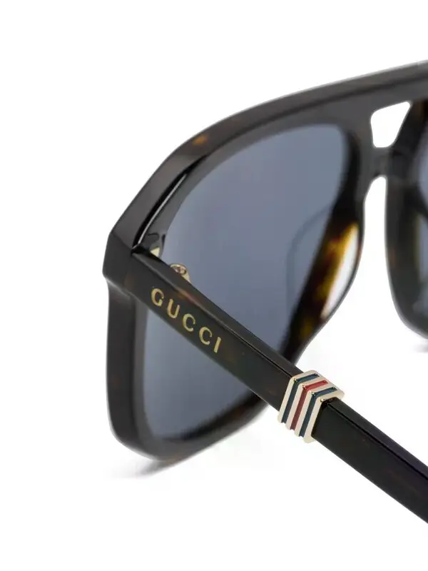 Gucci Navigator-frame Sunglasses