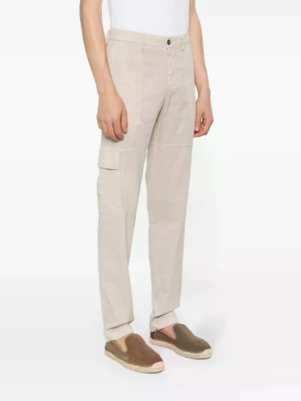 Eleventy Tapered-leg Cargo Trousers