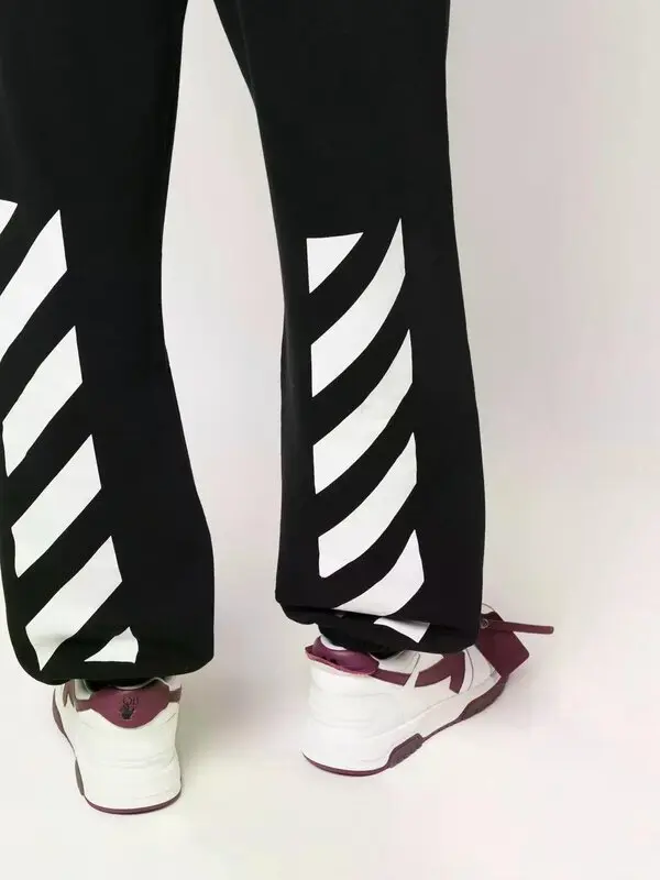 Off-White Diag Stripe Logo Track Pants - Black