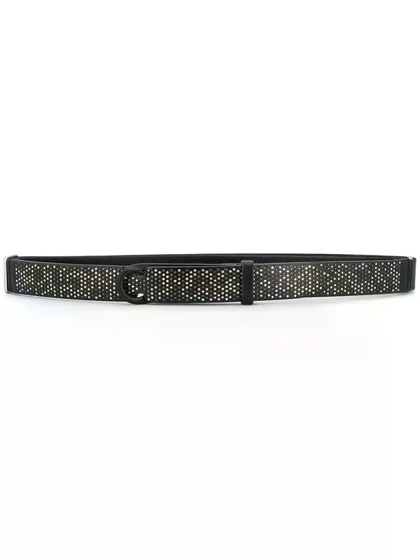 Orciani Studded Leather Belt