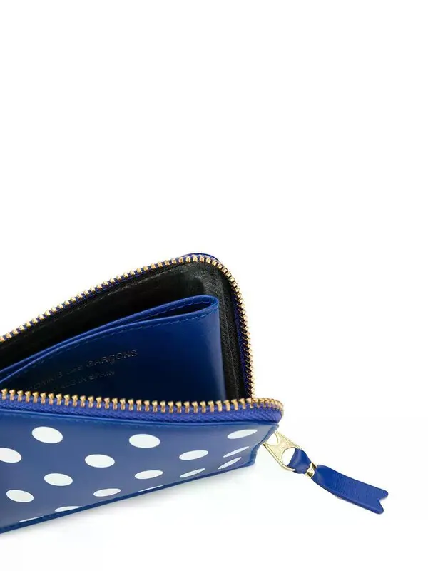 Comme Des Garçons Dotted Pattern Wallet