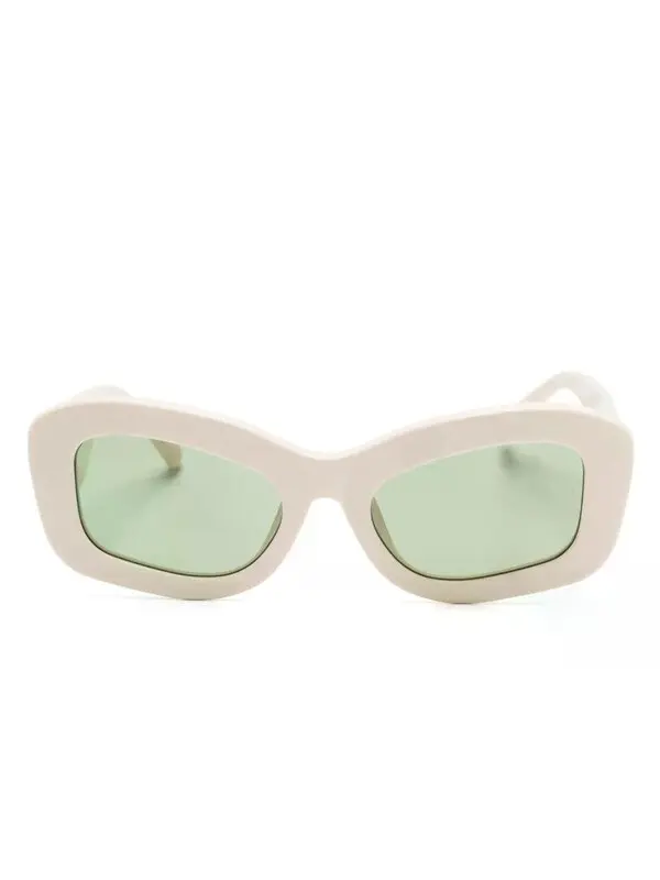 Linda Farrow X The Attico Harry Sunglasses - Neutrals