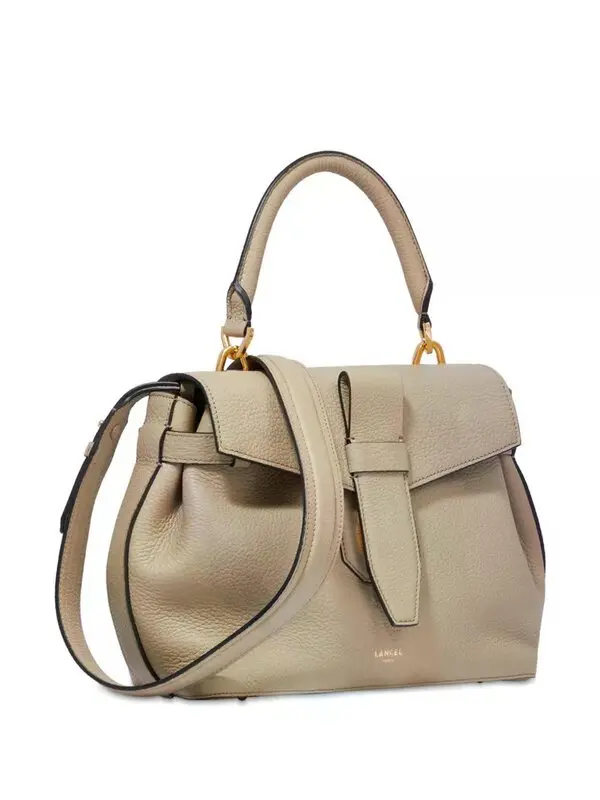 LANCEL Charlie De Small Leather Tote Bag - Neutrals