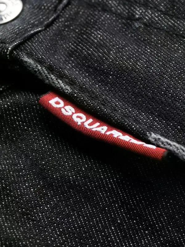 Dsquared2 Tapered Leg Denim Jeans - Black