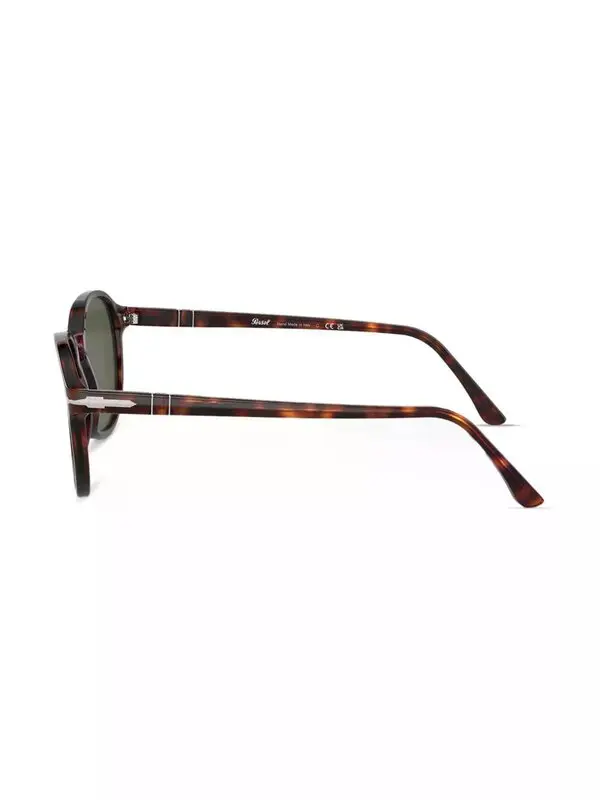 Persol Round-frame Sunglasses - Brown
