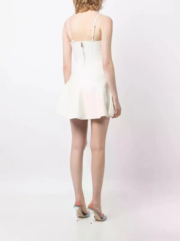 FLEUR DU MAL Flared Corset Dress