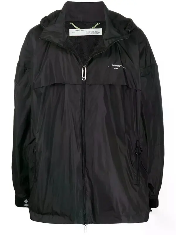 Off-White Logo Print Lightweight Jacket