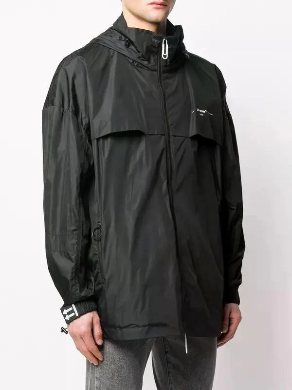 Off-White Logo Print Lightweight Jacket