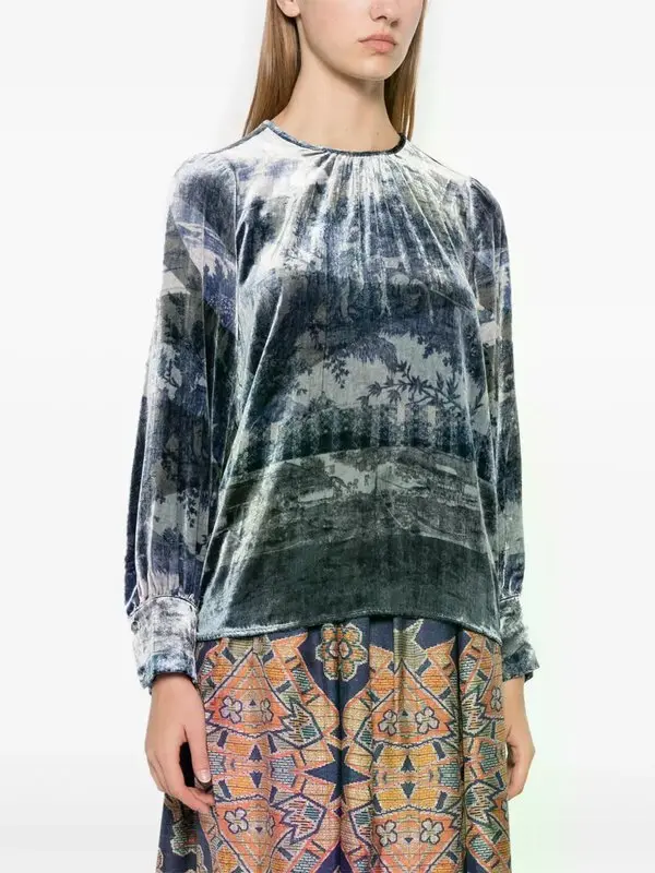 PIERRE-LOUIS MASCIA Kanpur Blouse - Blue
