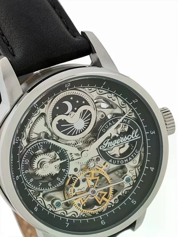 INGERSOLL WATCHES Ingersoll Automatic Mechanical Movement Leather Strap Watch