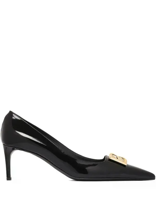 Dolce & Gabbana Logo-plaque Leather Pumps