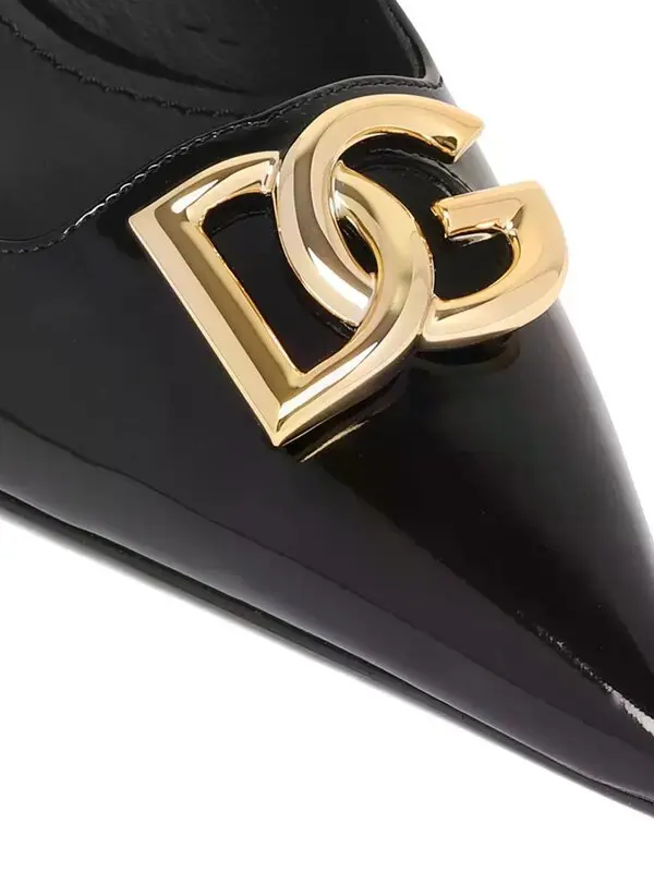 Dolce & Gabbana Logo-plaque Leather Pumps