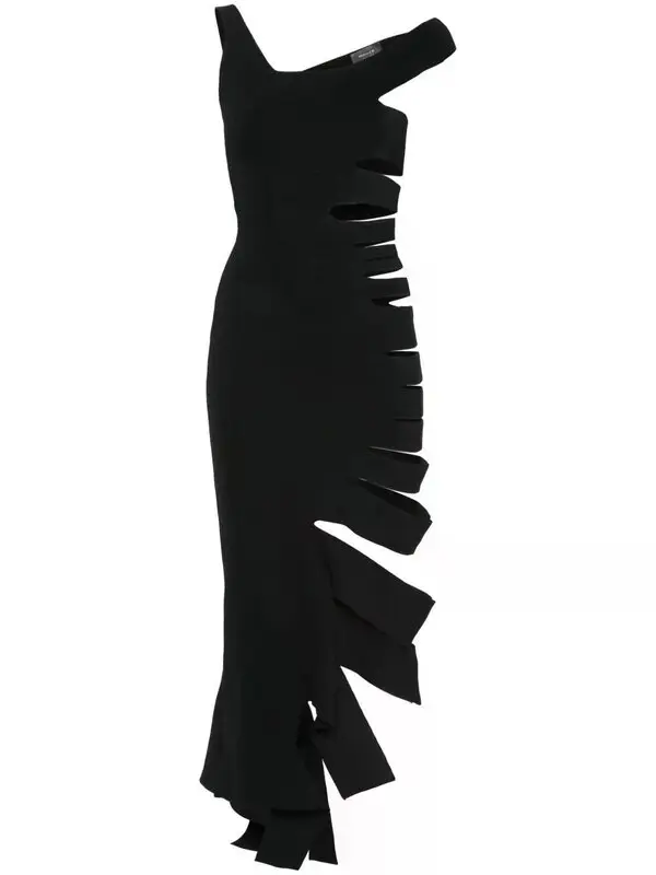 MUGLER Bandage Knit Dress