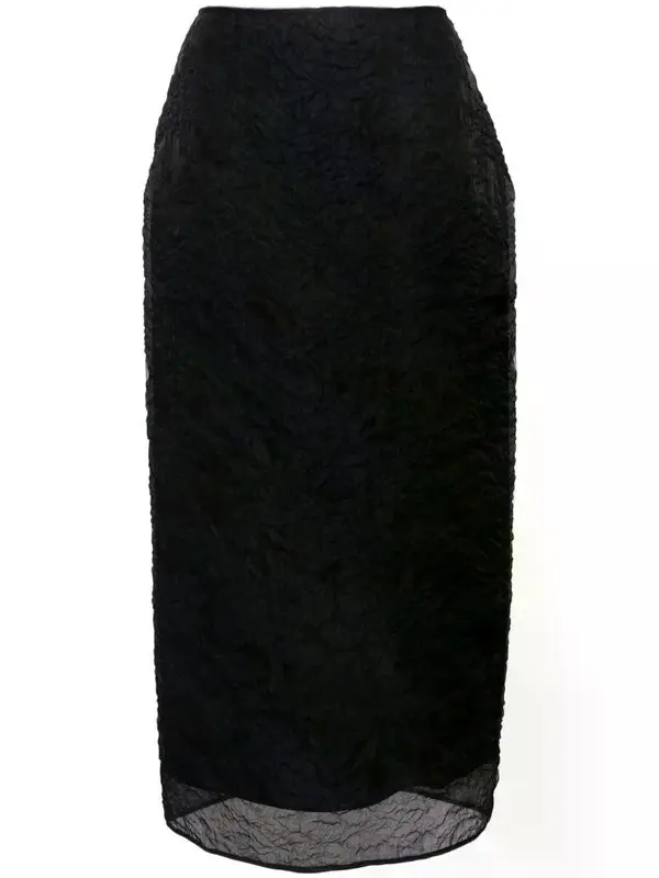 Cecilie Bahnsen Uka Floral-motif Midi Skirt