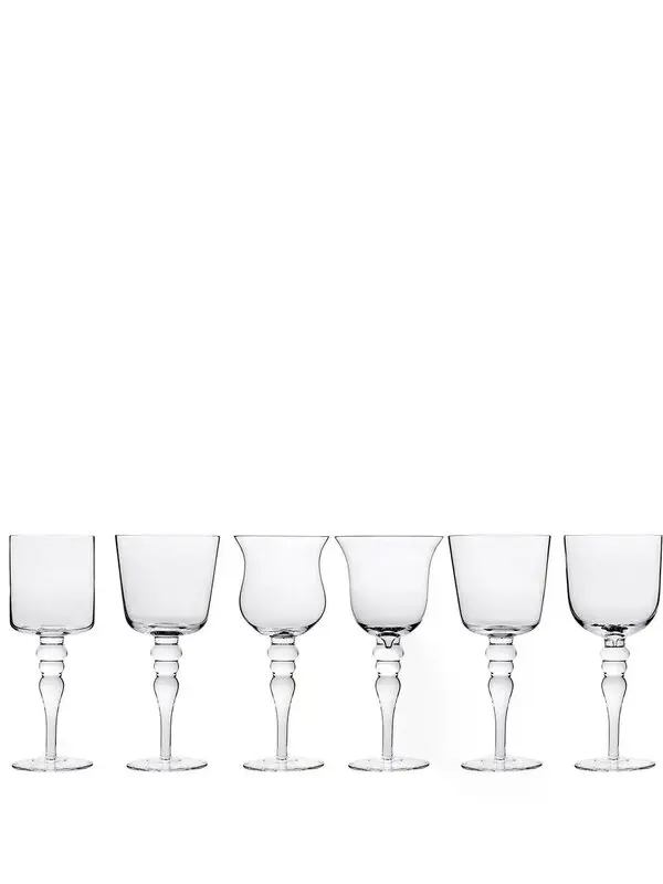 BITOSSI HOME Sculpted Wine Glasses - Neutrals