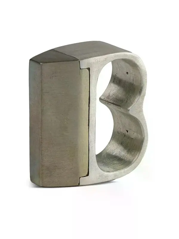PARTS OF FOUR Plate Double Ring - Silver