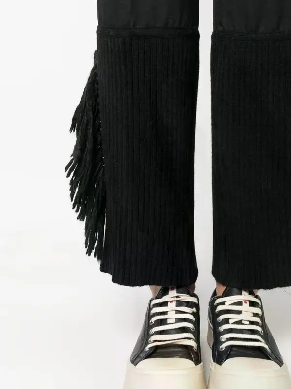 UNDERCOVERISM Frayed-trim Cropped Trousers