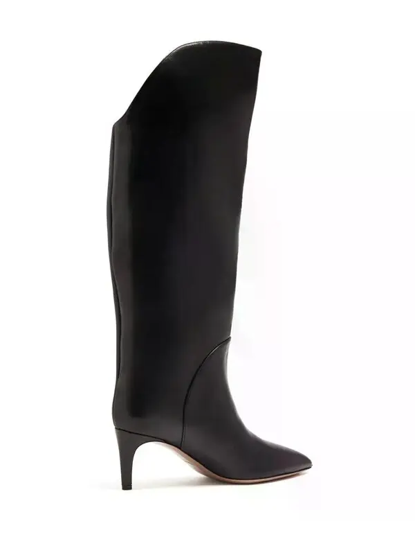 Paris Texas 60mm Gaia Leather Boots - Black
