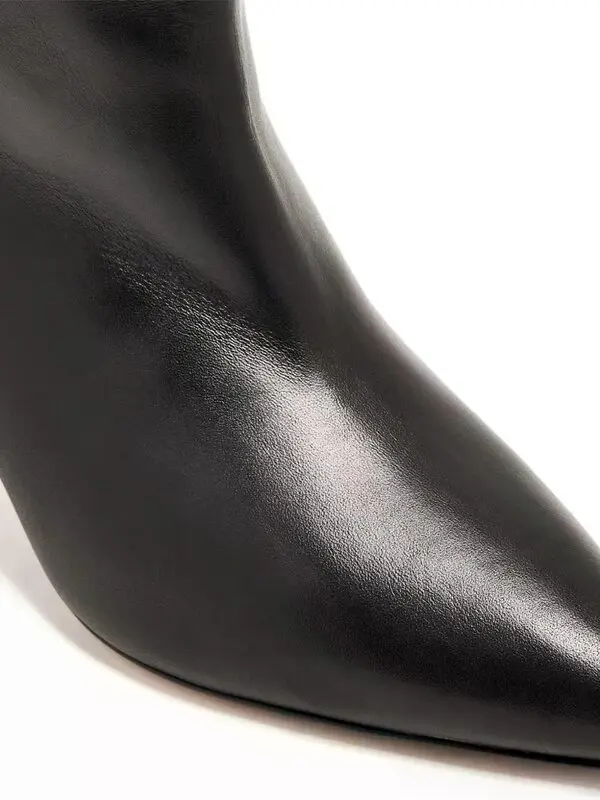 Paris Texas 60mm Gaia Leather Boots - Black