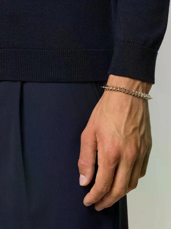 SHAUN LEANE Serpent Trace Slim Bracelet - Silver