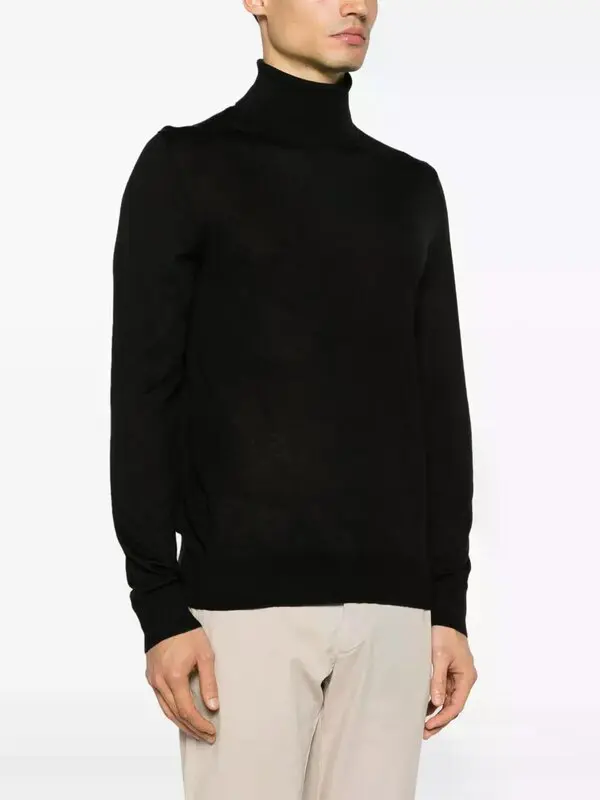 HACKETT Roll-neck Wool-blend Jumper