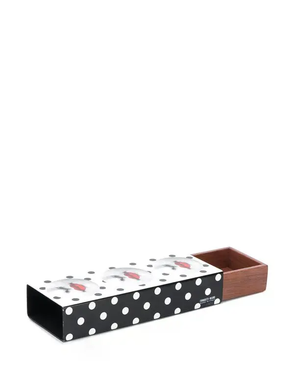 FORNASETTI Printed Wooded Box