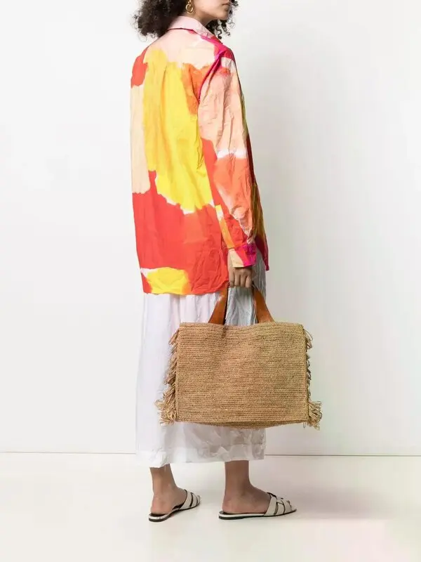 IBELIV Onja Fringe-trimmed Tote Bag - Neutrals