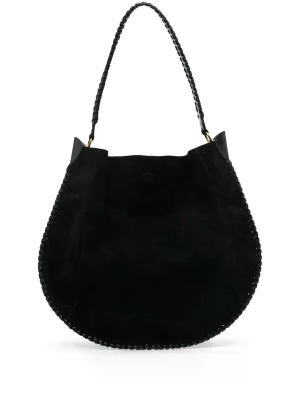 Isabel Marant Étoile Oskan Whipstitch Shoulder Bag - Black
