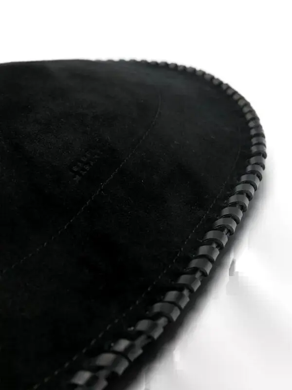 Isabel Marant Étoile Oskan Whipstitch Shoulder Bag - Black