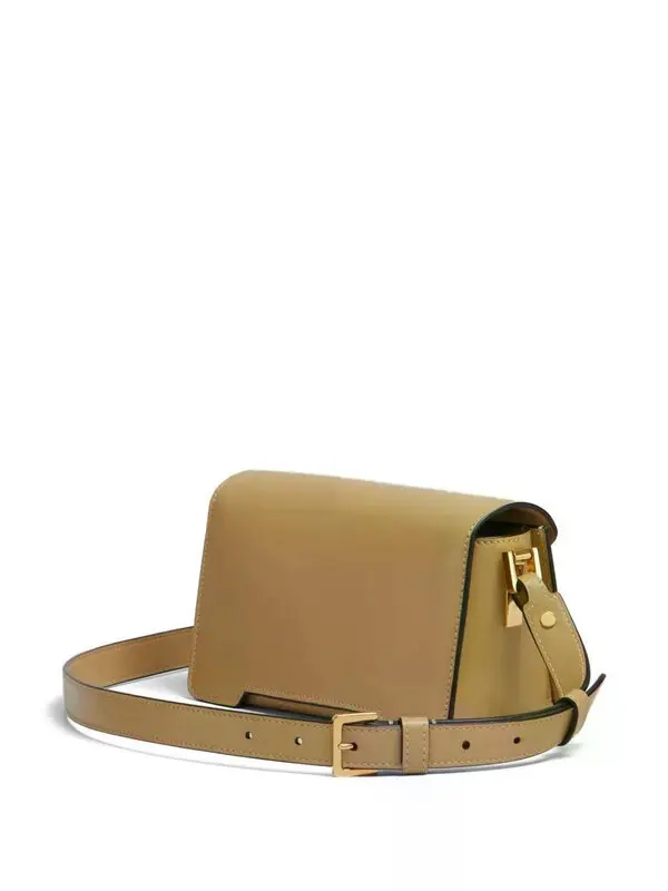 Marni Mini Trunkaroo Leather Shoulder Bag - Neutrals