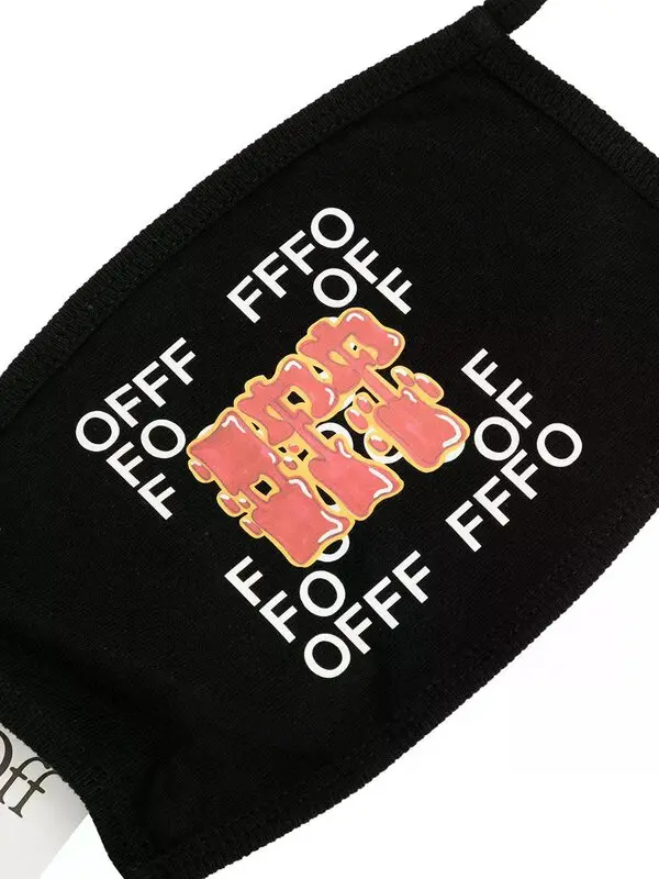 Off-White Logo-print Cotton Face Mask
