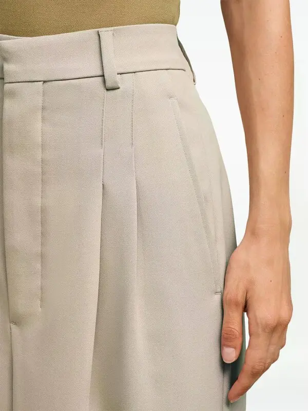 AMI Paris Wide-leg Tailored Wool Trousers