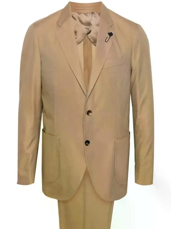 LARDINI Single-breasted Suit - Neutrals