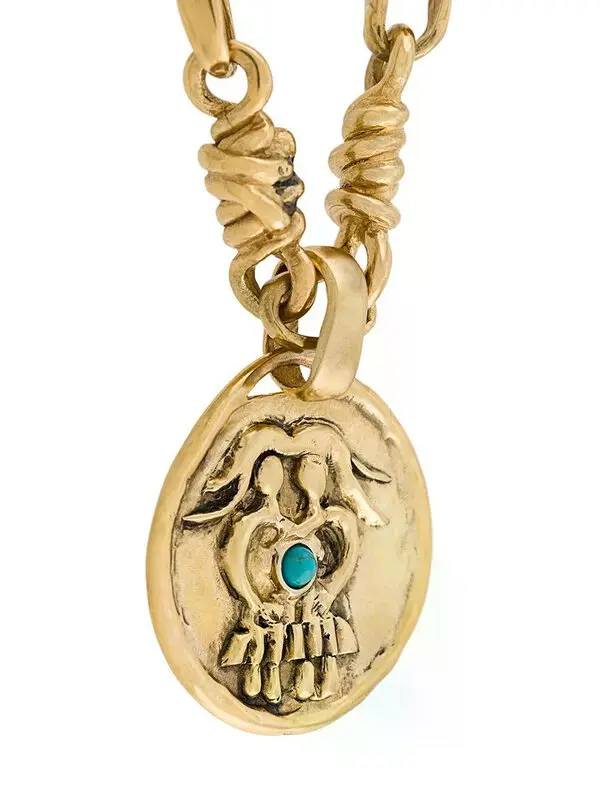 GOOSSENS Talisman Gemini Medallion Necklace